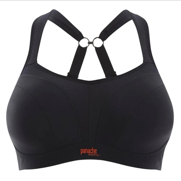 Panache | Intimates & Sleepwear | Panache Black Sports Bra With ...